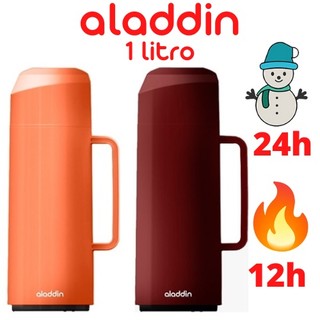 Garrafa de Café 1 litro Aladdin Massima, Chá, Água, Chimarrão Tampa de ...