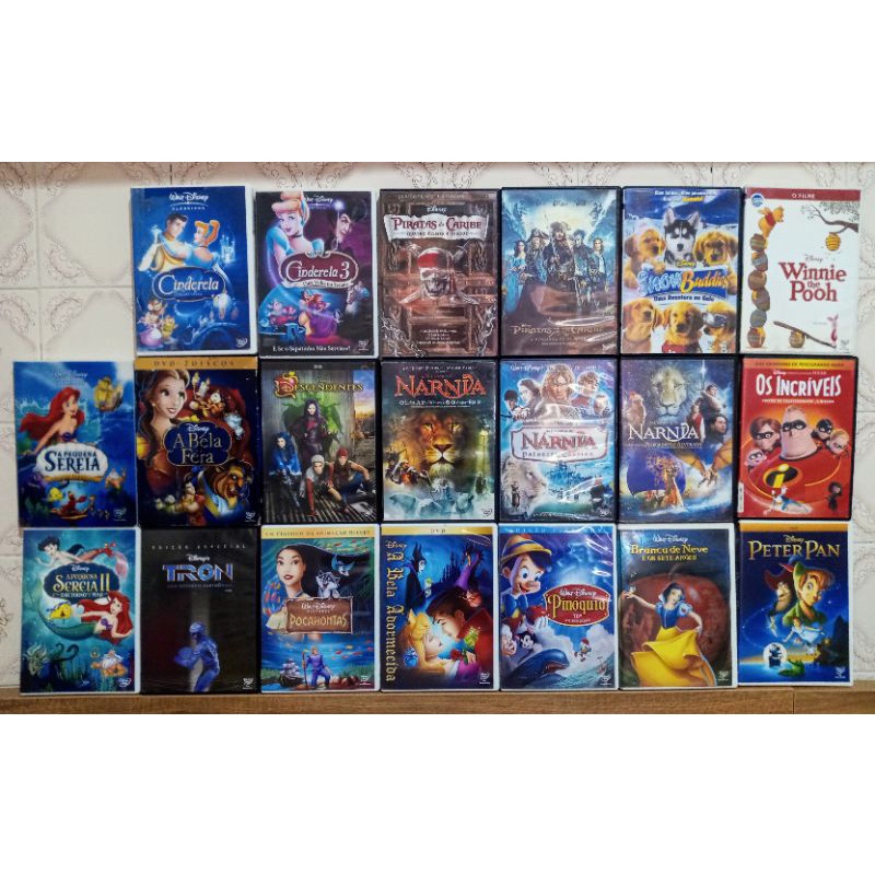 Coleção De 20 Dvds Filmes Walt Disney - Originais | Shopee Brasil