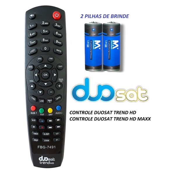 CONTROLE DUOSAT TREND HD PRONTA ENTREGA | Shopee Brasil