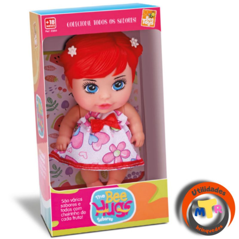 Boneca Mini Bee Hugs Sabores Bee toys | Shopee Brasil