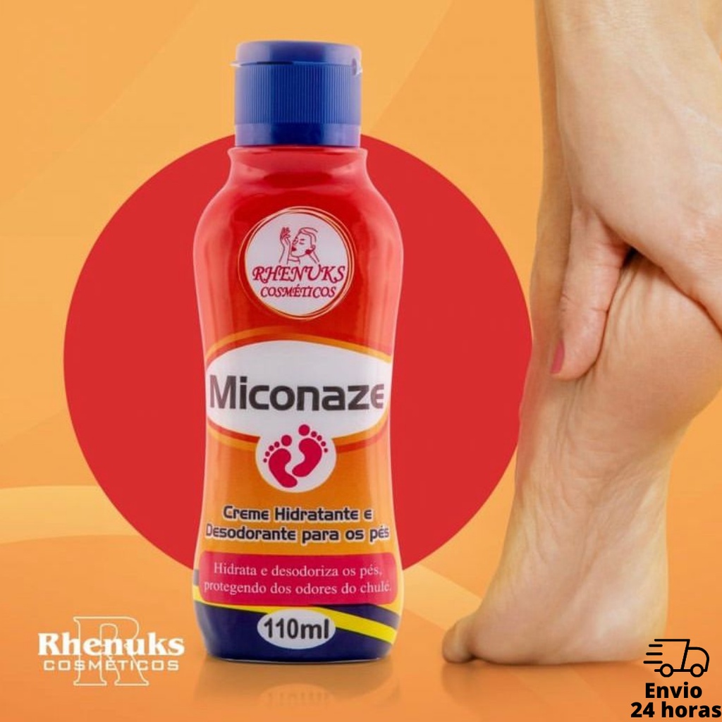 miconaze Creme Para Micose, Chulé, Rachaduras e Frieiras 120 ml ...