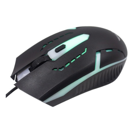 Mouse Gamer Ergonômico Com Led 3200 Dpi Preto Usb Rgb Modelo M-39 | Shopee Brasil