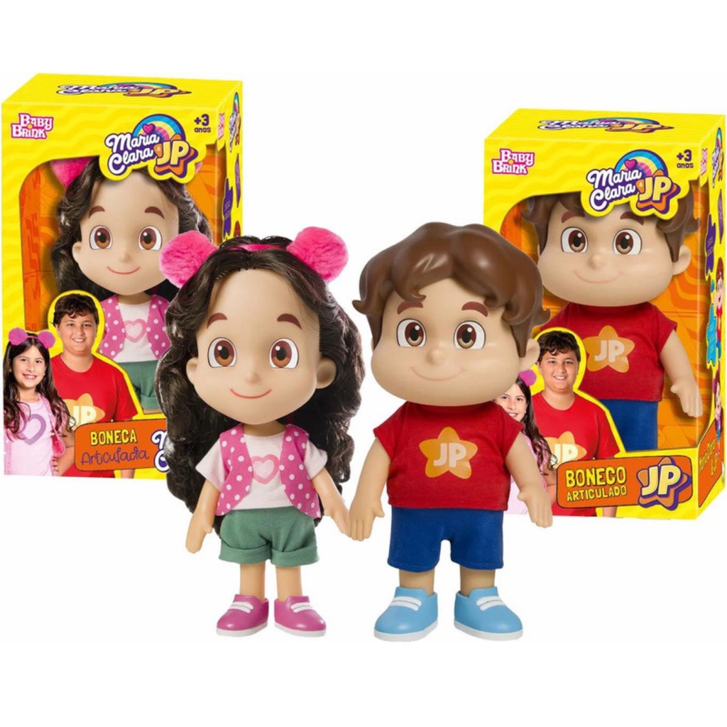 Boneca Maria Clara + JP Youtuber Maria Clara e JP Bonecos Originais ...