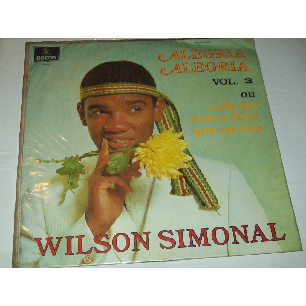 Lp Vinil Alegria Alegria Vol.3 Wilson Simonal. | Shopee Brasil