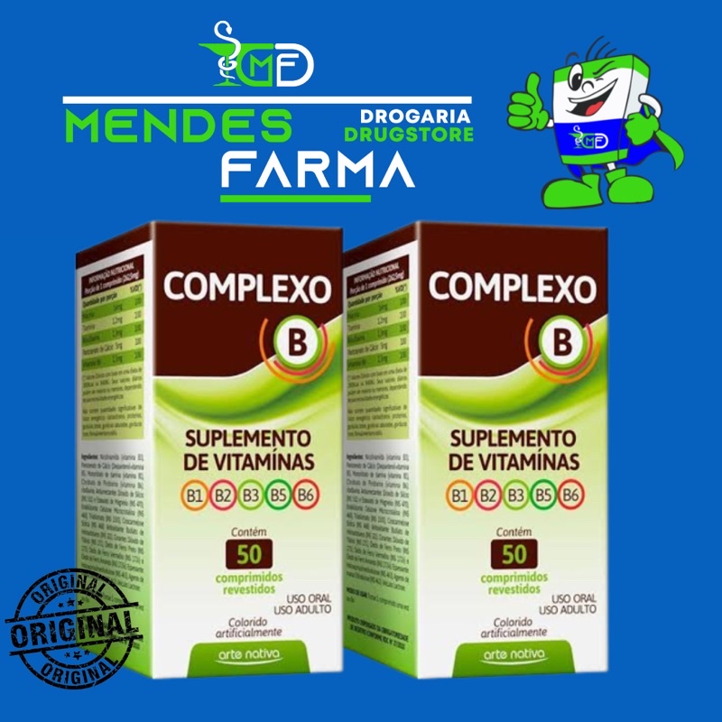 Complexo B c/50 Comprimidos | Shopee Brasil