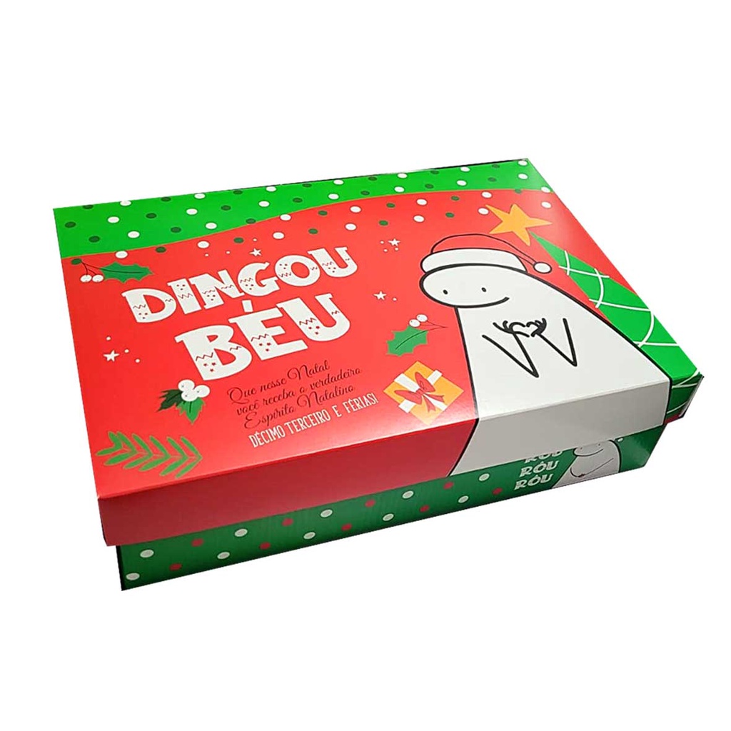 Caixa Flork Natal "Dingou Béu" Ref: NT128 - JR | Shopee Brasil