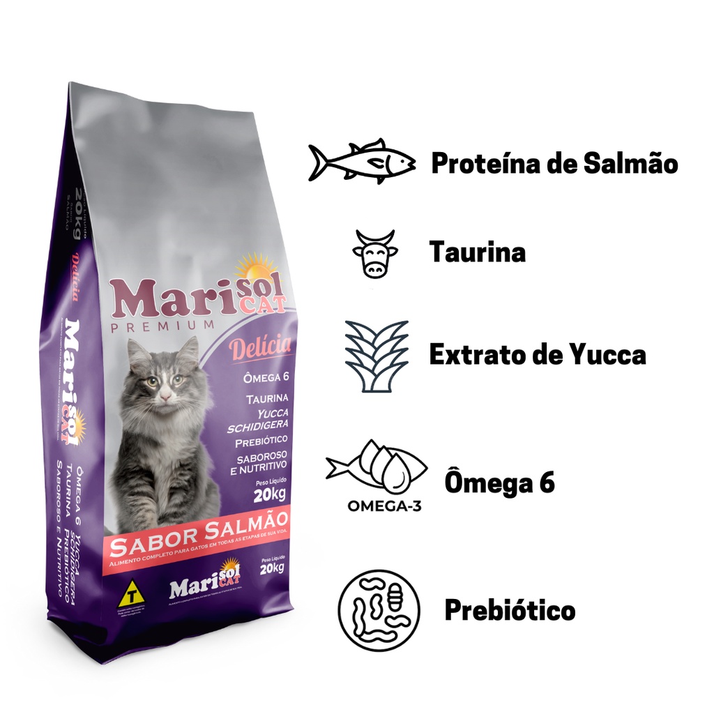 MARICAT - 20KG RAÇÃO PARA GATOS NÃO CASTRADOS GATO | Shopee Brasil