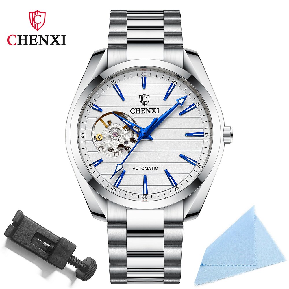 CHENXI Relógio Automático Masculino Marca Superior Mecânico Tourbillon Pulso Impermeável Moda ...