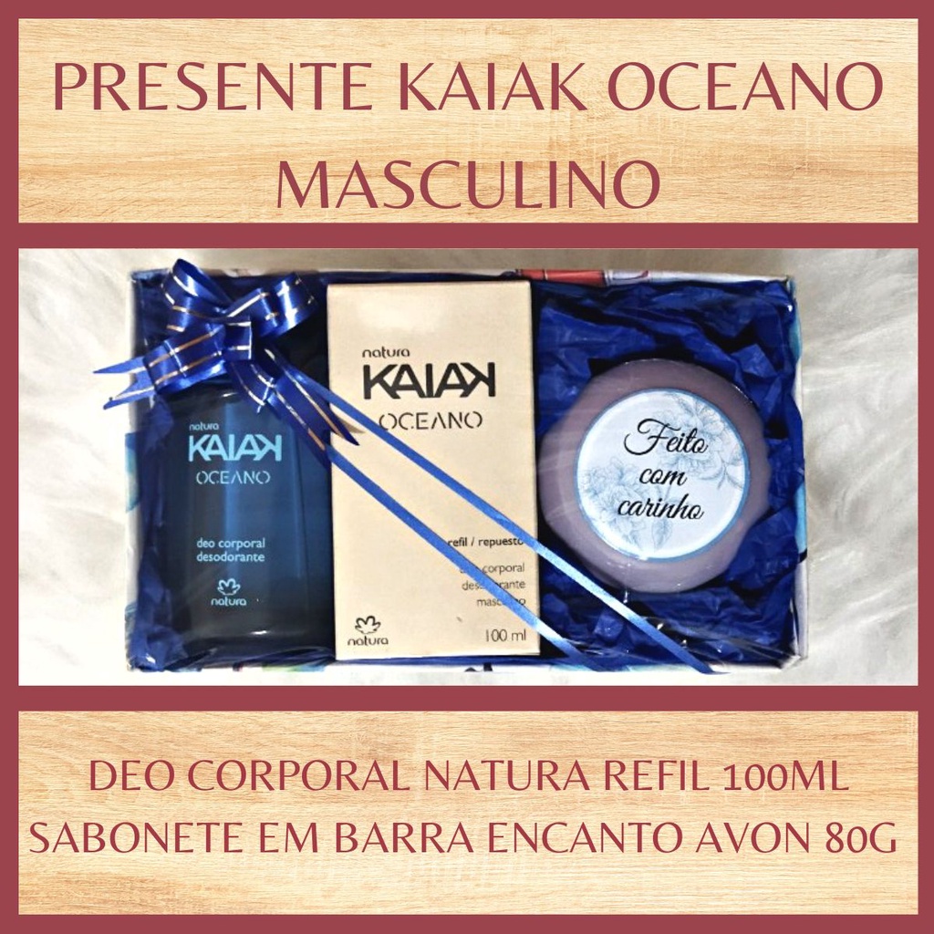 Kit Presente Feminino/Masculino Natura e Avon Diversas ocasiões ...