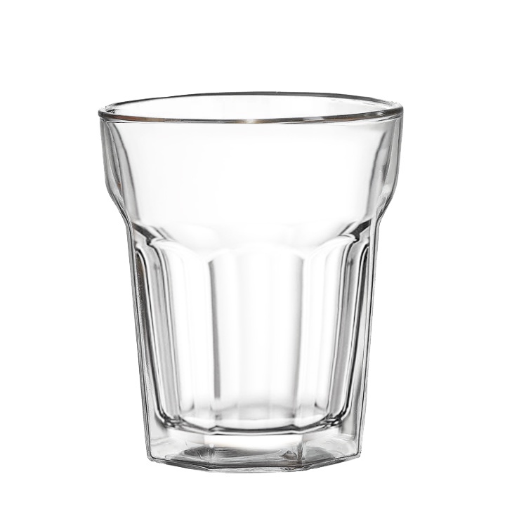 Copo Americano Para Café Chá Suco Vidro Duplo Borossilicato 200 ml ...