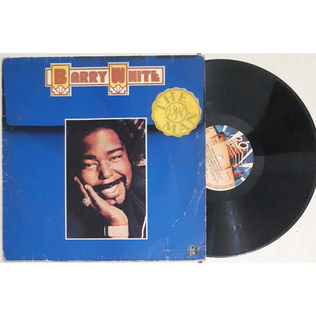 LP Barry White - The Man (1979) | Shopee Brasil