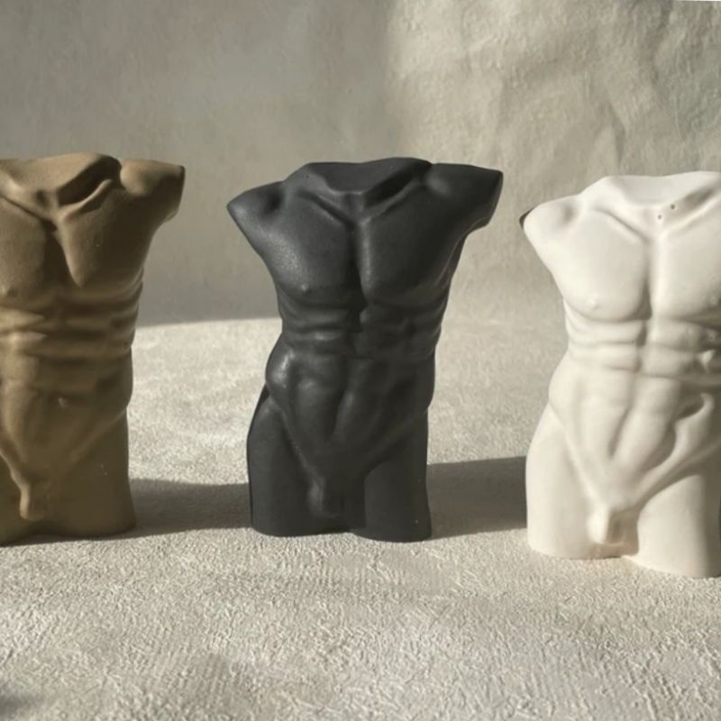 Body Corpo Grego ZEUS •Deus Grego •Escultura •Silueta Masculina ...