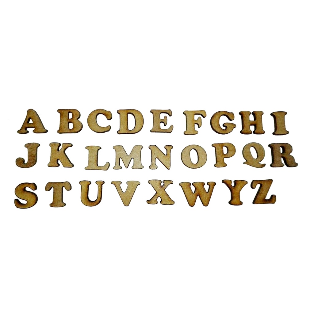 Alfabeto completo cooper P - MDF - KIT 26 Letras 1,5 cm | Shopee Brasil