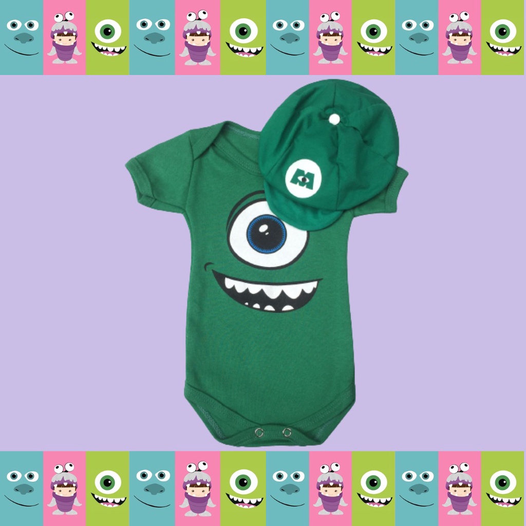 Kit Mike Wazowski - Monstros S.A. (Body + Boina) | Shopee Brasil