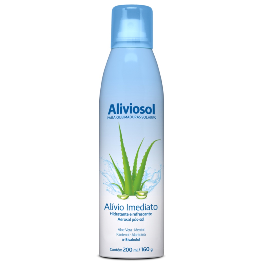 Pós Sol Spray Aliviosol Aloe Vera Pantenol Dahuer 200ml Queimadura ...