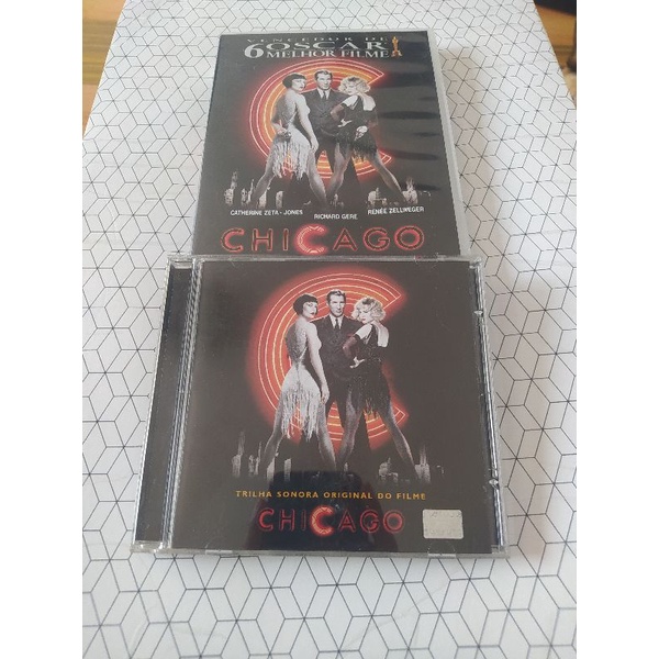Dvd original Chicago + cd trilha sonora original do filme | Shopee Brasil