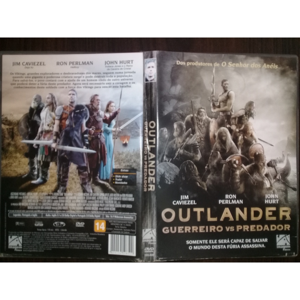 DVD ORIGINAL - OUTLANDER - GUERREIRO VS PREDADOR | Shopee Brasil