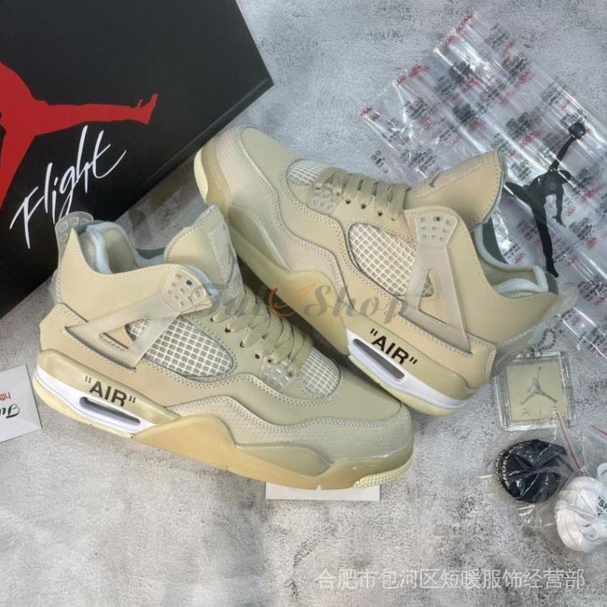 Jd4 air jordan 4 retro off white Sneakers In Cream Cor Novo Super ...