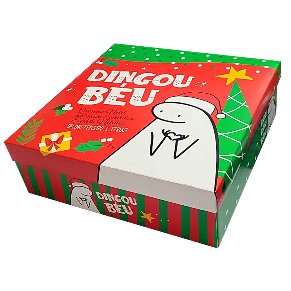 Caixa Flork Natal "Dingou Béu" Ref: NT122 - JR | Shopee Brasil