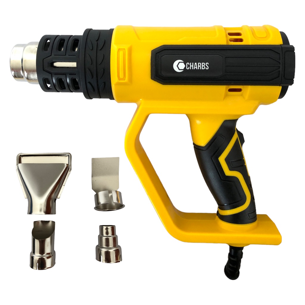 Soprador Térmico 3 Velocidades 4 Bocais Resistente Profissional de 50 a ...