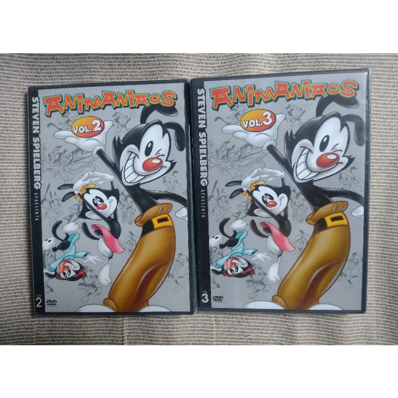 animaniacs volumes 2 e 3 Steven Spielberg DVDs novos lacrados | Shopee ...