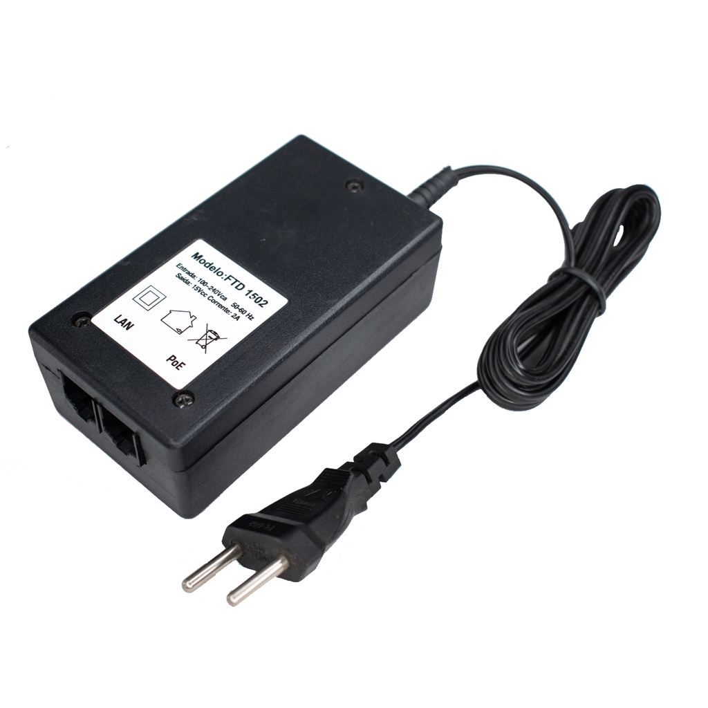 Fonte POE 24V 1A Cabo De Rede RJ45 | Shopee Brasil