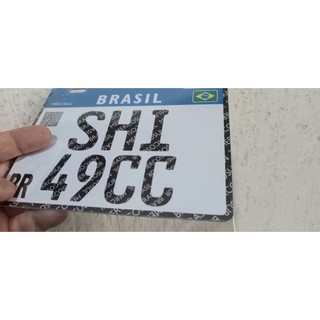 Placa 49cc Shineray 13x17 em PVC 2mm | Shopee Brasil