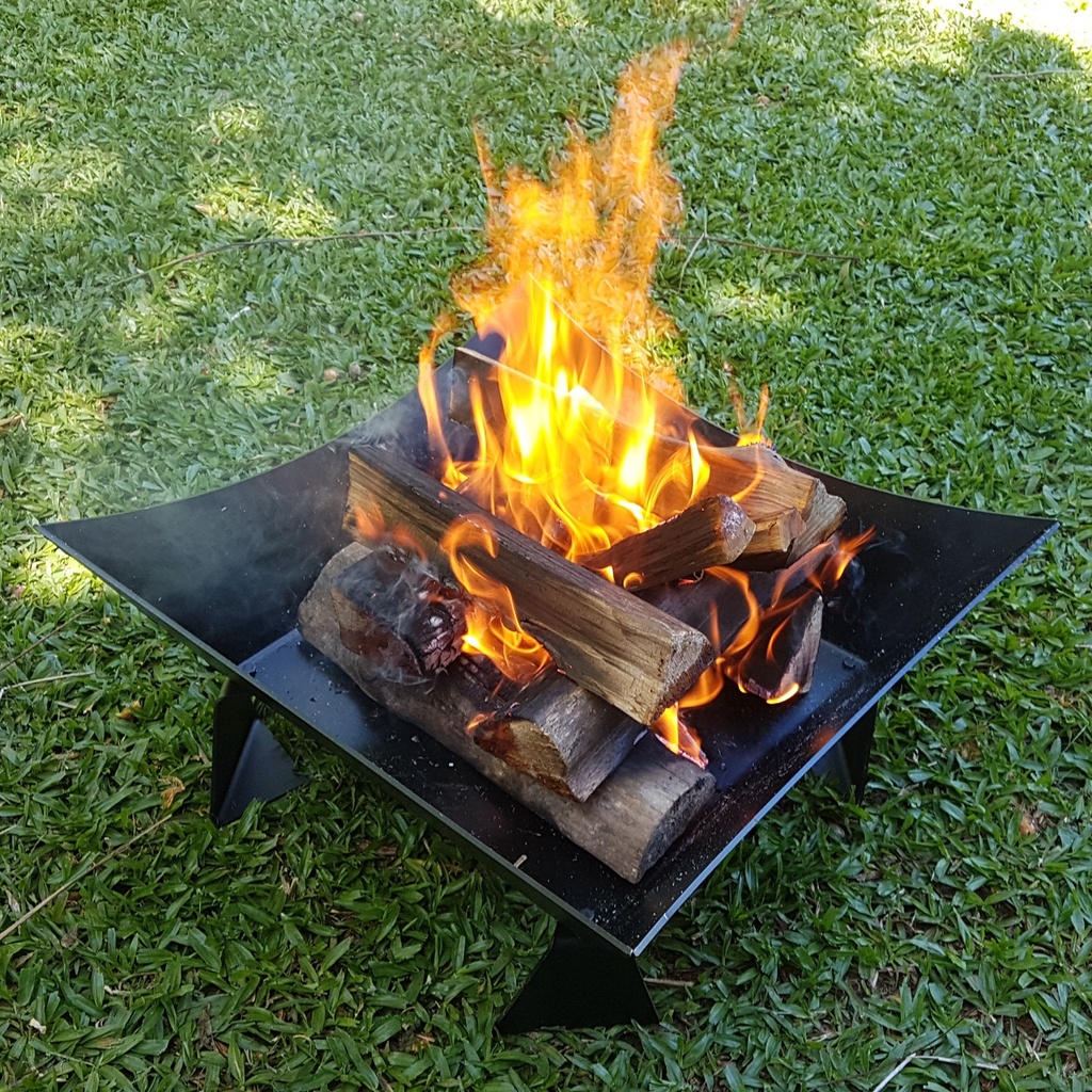 Lareira Quadrada A Lenha Para Área Externa 45cm | Shopee Brasil
