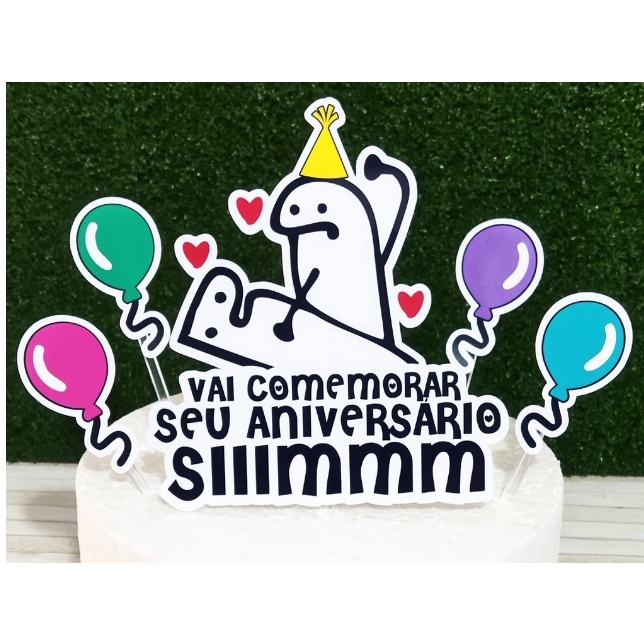 Topo de Bolo Flork Meme Bento, deixe a sua festa com aquele bolo lindo ... Topo de Bolo Flork Meme Bento, deixe a sua festa com aquele bolo lindo ...