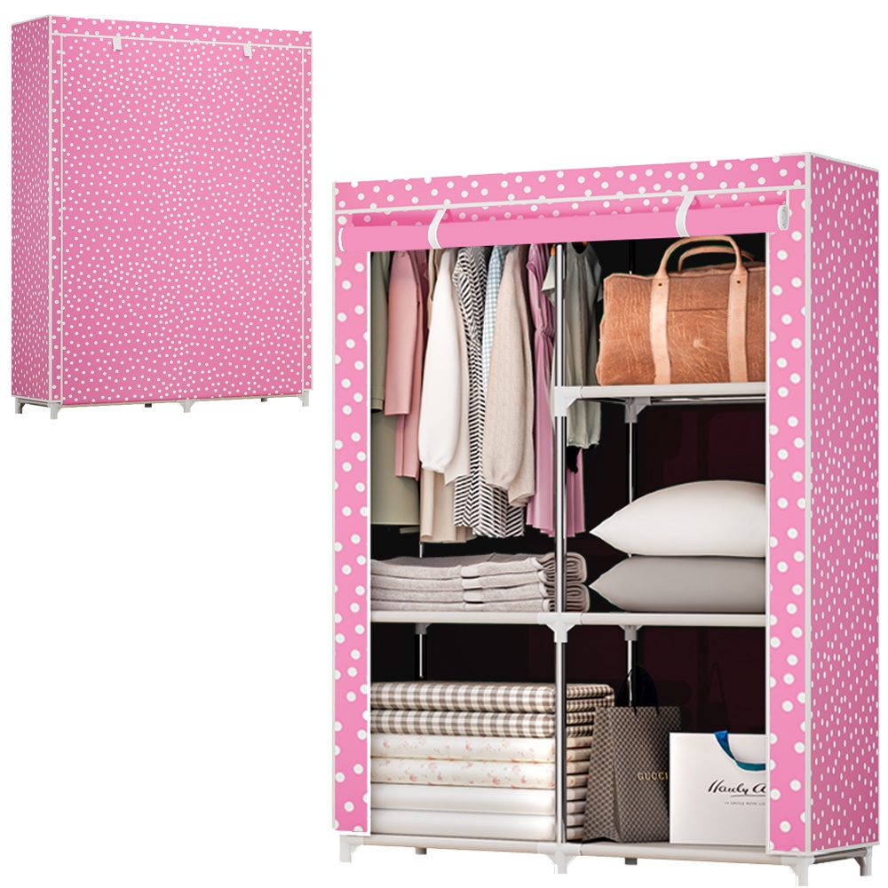 Guarda Roupa Armário Dobrável Portátil Roupas Roupeiro Multiuso ...