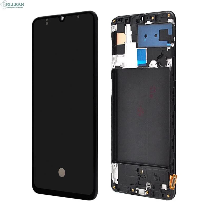 Tela Frontal Display LCD Touch Galaxy A70 Com aro Amoled C/biometria E Sensor | Shopee Brasil