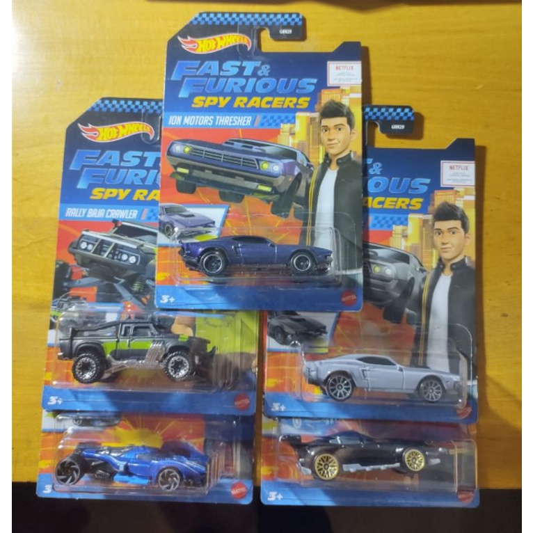 Cinco Miniaturas Hot Wheels Velozes Furiosos Fast Furious Spy Racers ...
