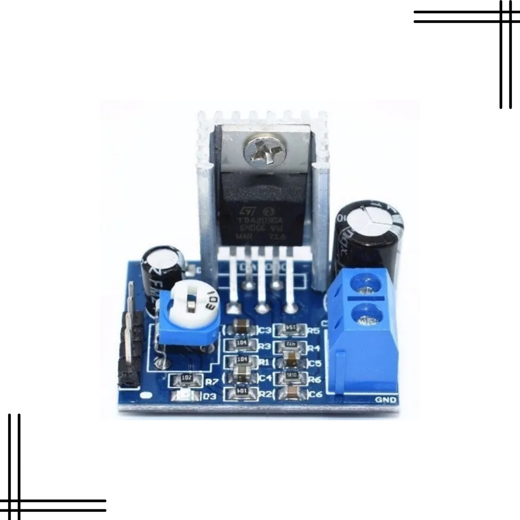 Modulo Amplificador De Audio Tda2030a Projeto Arduino | Shopee Brasil