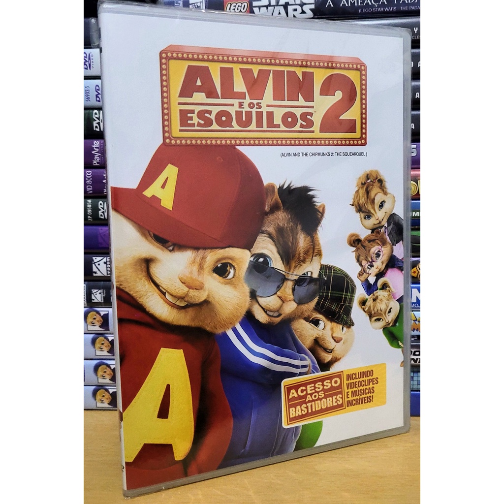DVD Alvin e Os Esquilos 2 (Novo Lacrado) | Shopee Brasil
