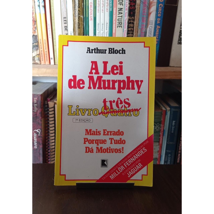 A Lei de Murphy: Livro Três Arthur Bloch | Shopee Brasil