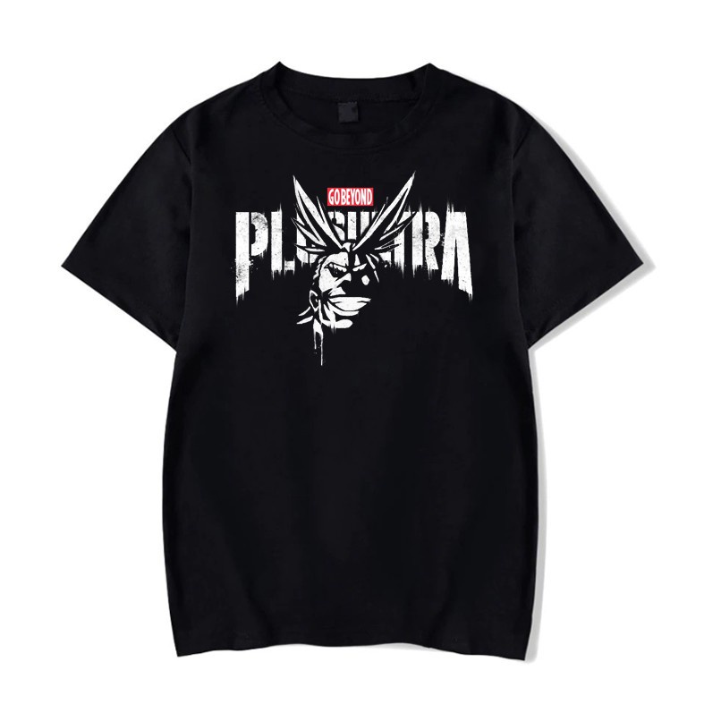 Camiseta Básica Unissex Algodão Anime Boku No Hero All Might Plus ...