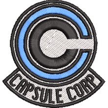 Patch bordado Capsule Corp Dragon Ball termocolante | Shopee Brasil