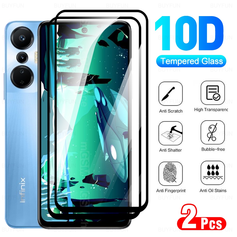 Para Infinix Nota 12 Pro 4G 5G G96 Filme HD De Cobertura Total 2pcs ...