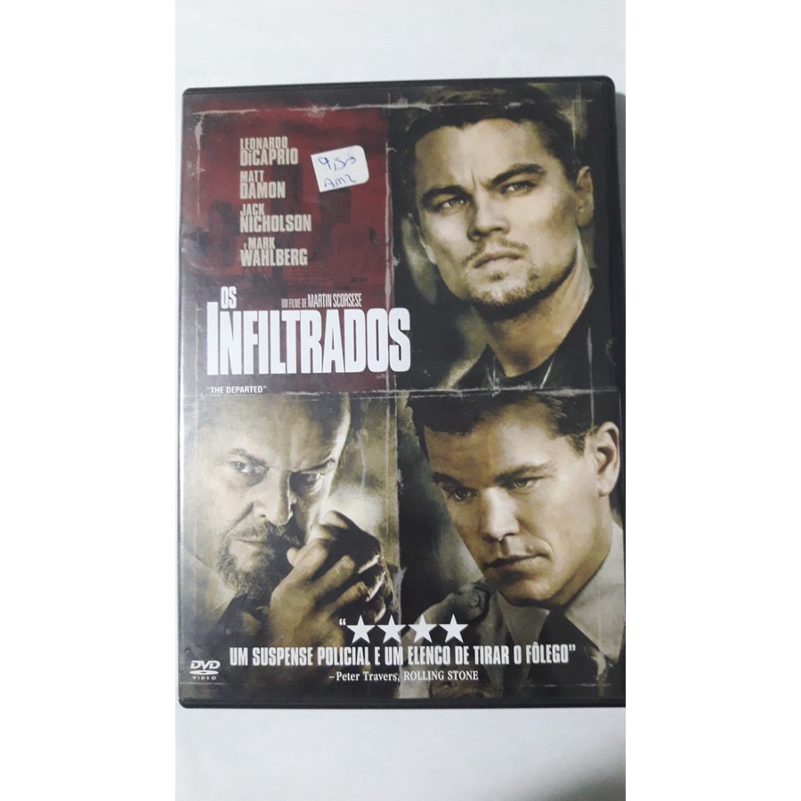 DVD Original - Os Infiltrados - Leonardo Dicaprio | Shopee Brasil