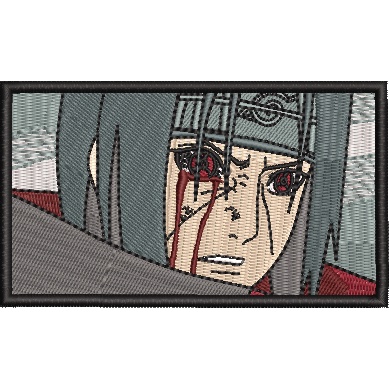 Patch bordado Itachi Naruto Uchiha termocolante | Shopee Brasil