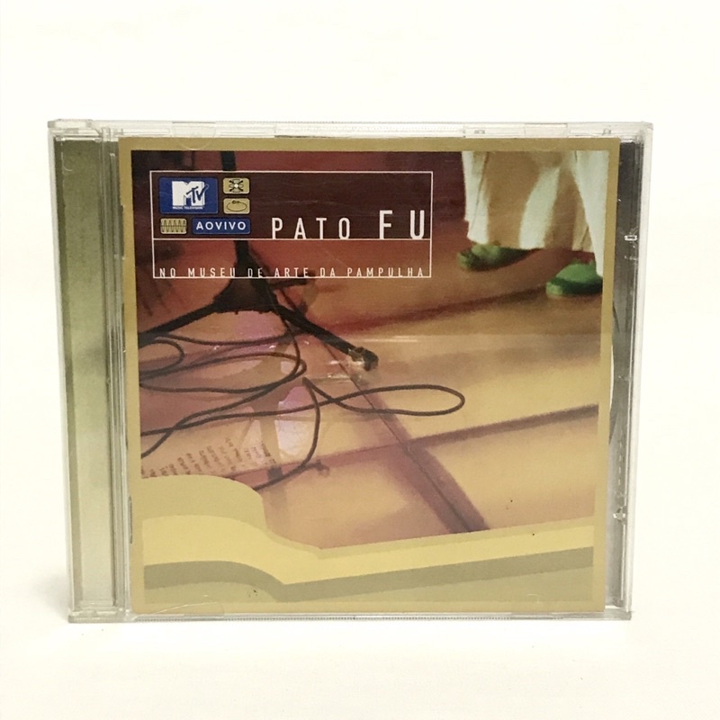 CD áudio - "MTV ao vivo" da banda Pato Fu | Shopee Brasil