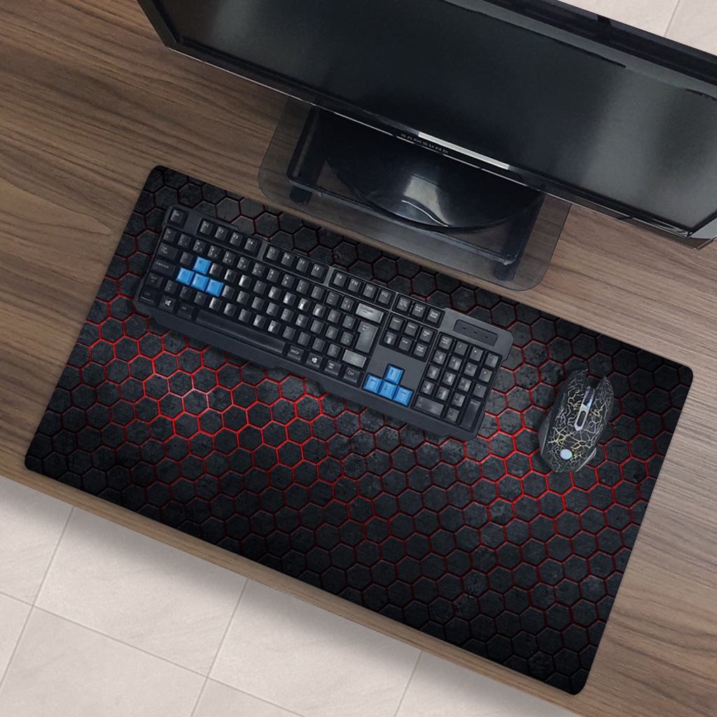 Mouse Pad Gamer Vermelho Abstrato | Shopee Brasil