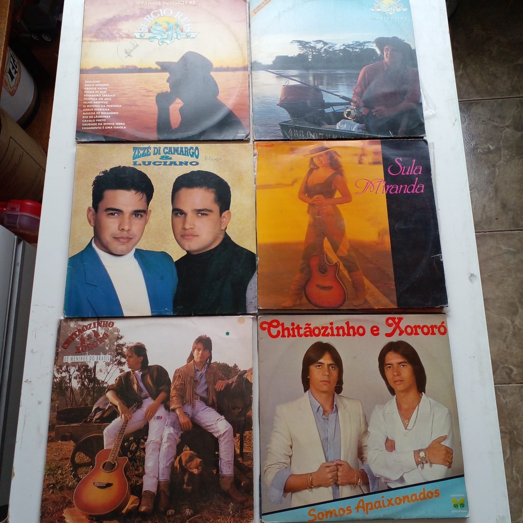 LP Vinil SERTANEJO, CAIPIRA, REGIONAL, VIOLA ETC Títulos Diversos: Chitãozinho & Xororó ...