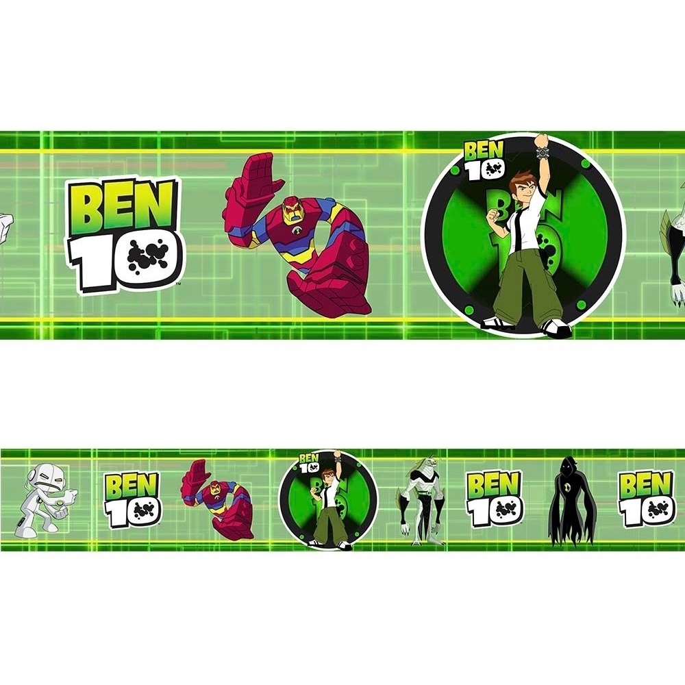 Faixa Decorativa Border Ben 10, 15 Cm Com 1 Metros | Shopee Brasil