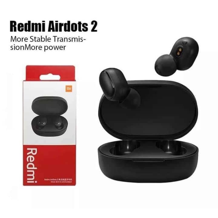 Xiaomi Redmi Original Airdots 2 Fone Sem Fio TWS Bluetooth Earphone Stereo Envio Rápido | Shopee ...