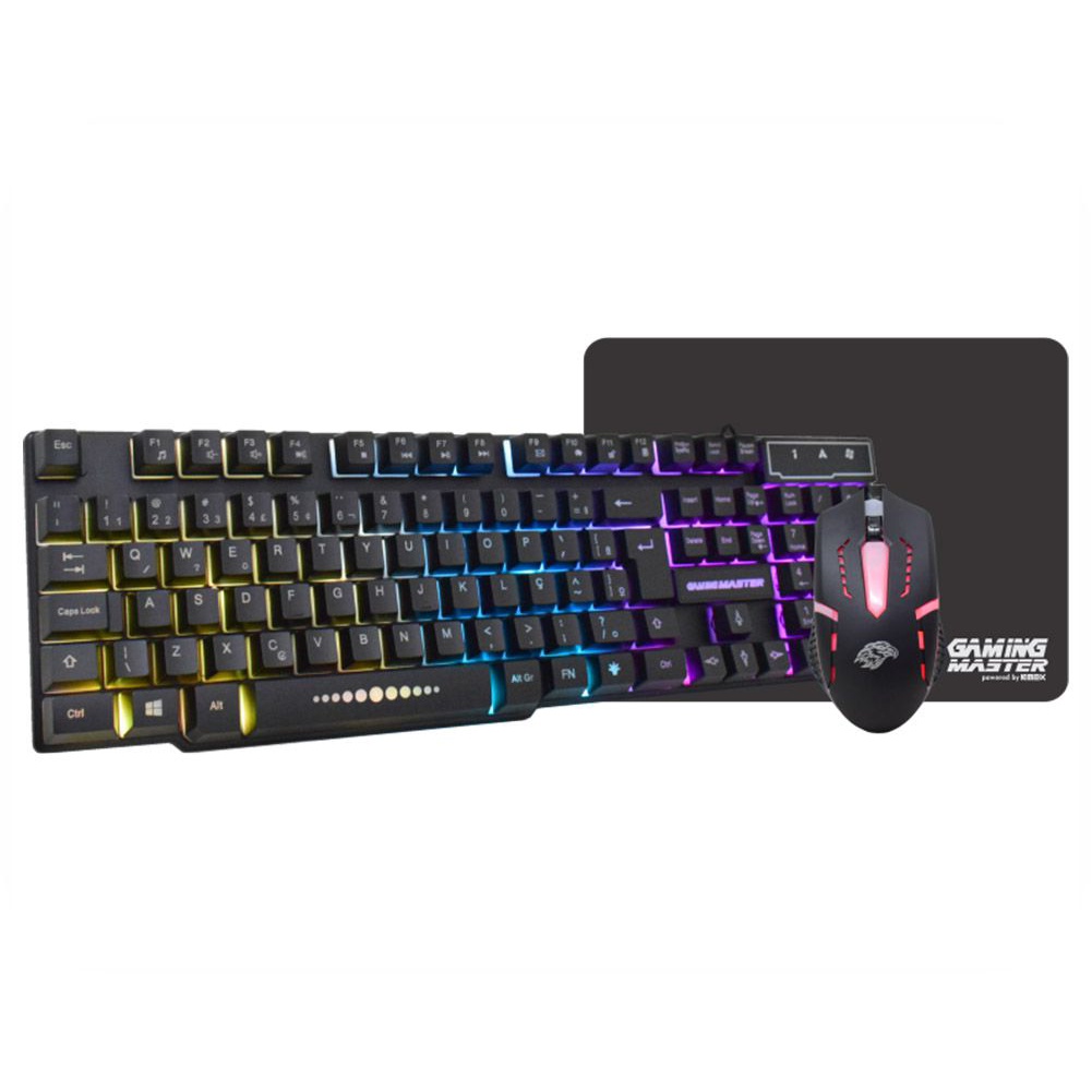 Kit Teclado Gamer K-Mex KM52 + Mouse MOA8 + Pad FX-X2218 | Shopee Brasil