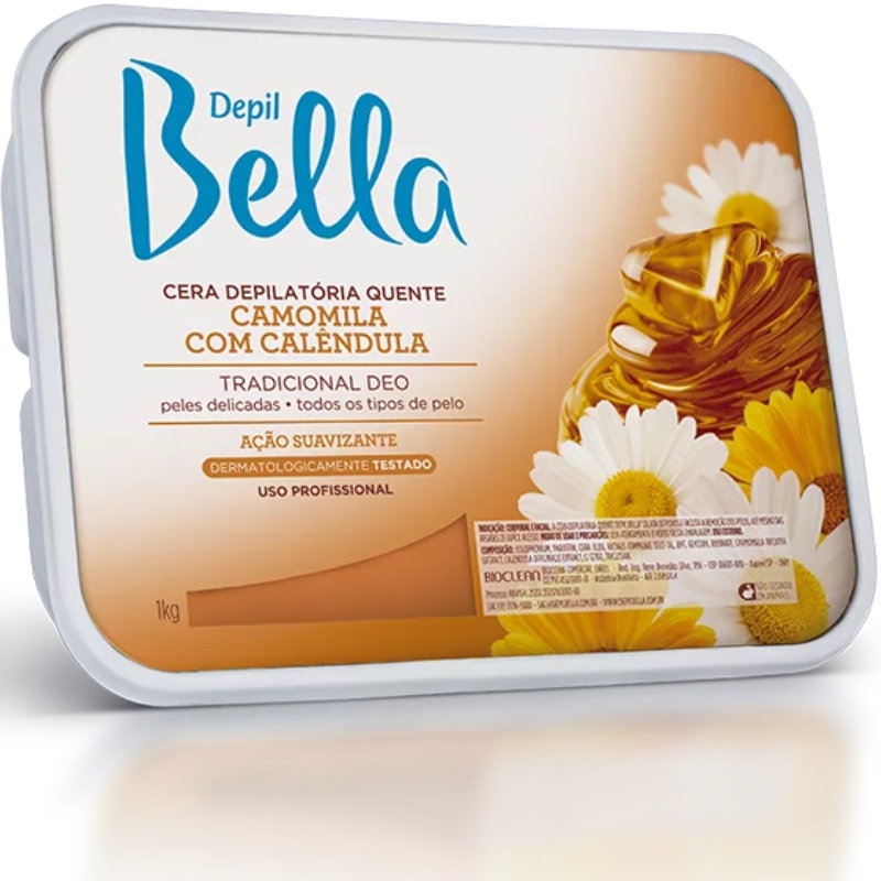 Cera Depilatória Quente Depil Bella Barra Profissional 1kg | Shopee Brasil