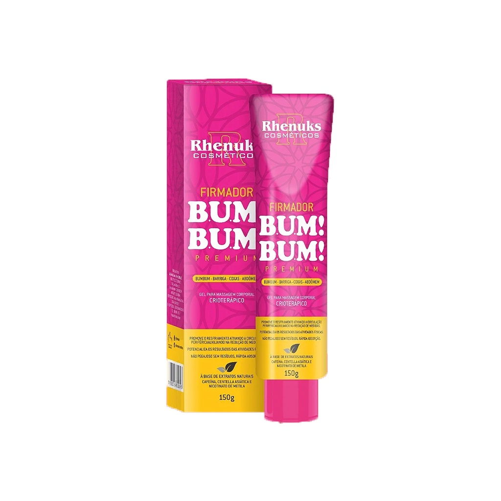 Gel Firmador Bum Bum Premium Rhenuks 150g | Shopee Brasil