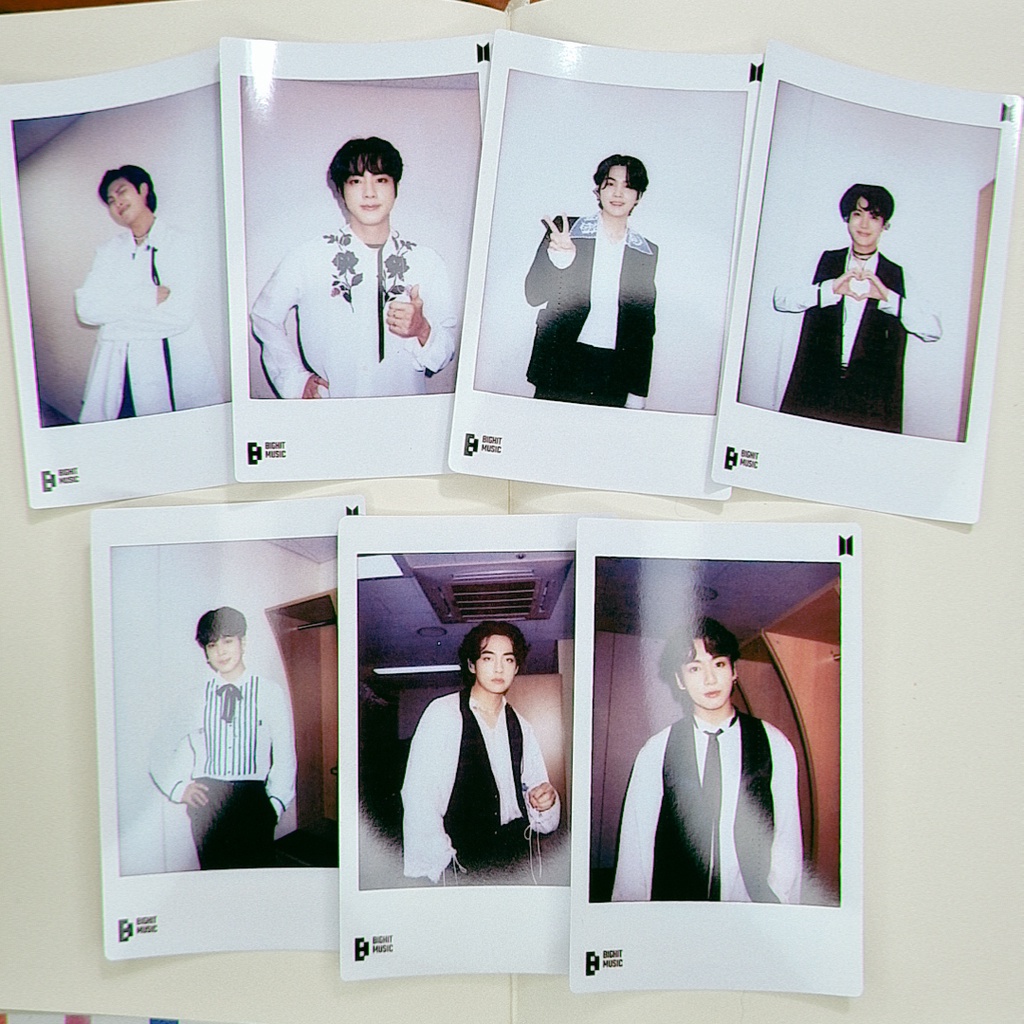 7 Polaroids BTS M Countdown 2022 Yet To Come | Shopee Brasil