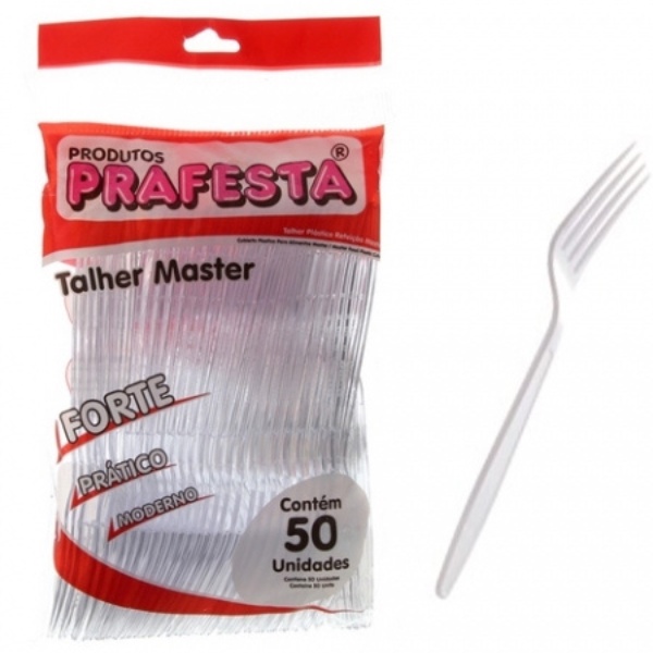 GARFO MASTER BRANCO C/50 PRAFESTA 8877 | Shopee Brasil